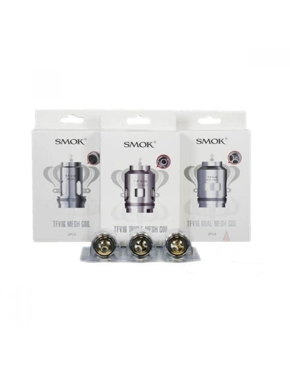 Smok TFV16 Mesh Coils Single / Dual / Triple, Vape Coils
