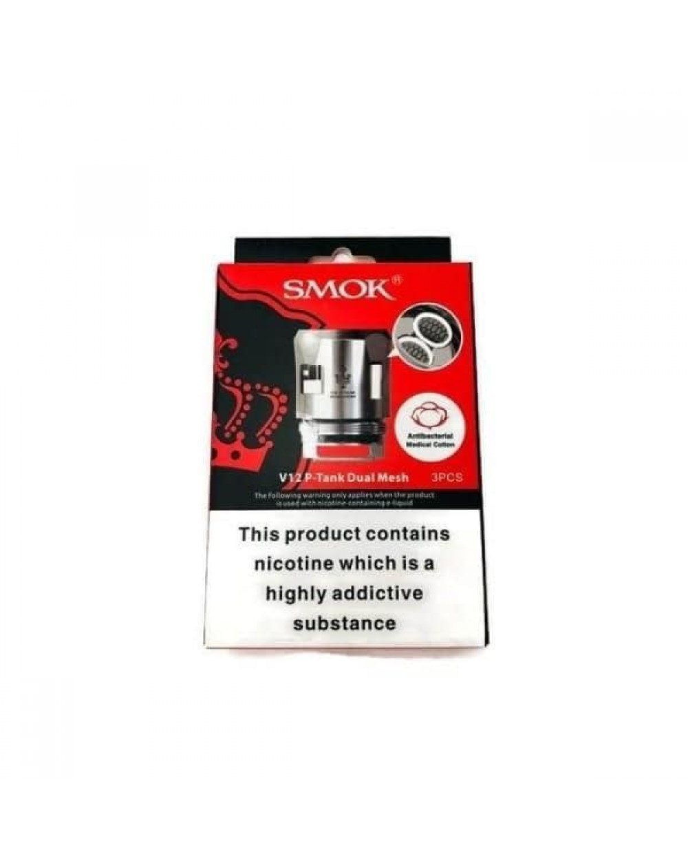 Smok V12 Prince Dual Mesh Coil - 0.2 Ohm, Vape Coils